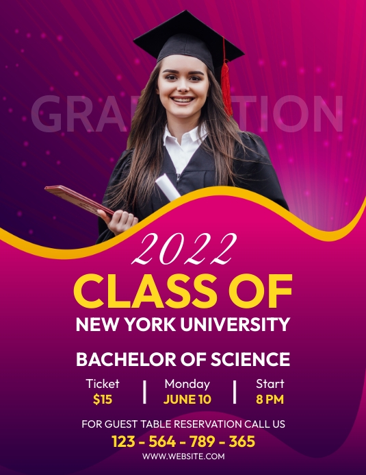 Graduation, Graduates, Graduation Flyer Template | PosterMyWall