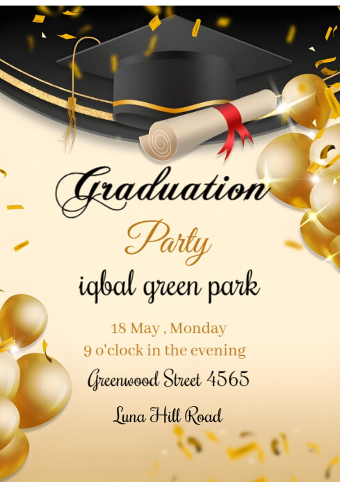 Graduation A4 Template | PosterMyWall