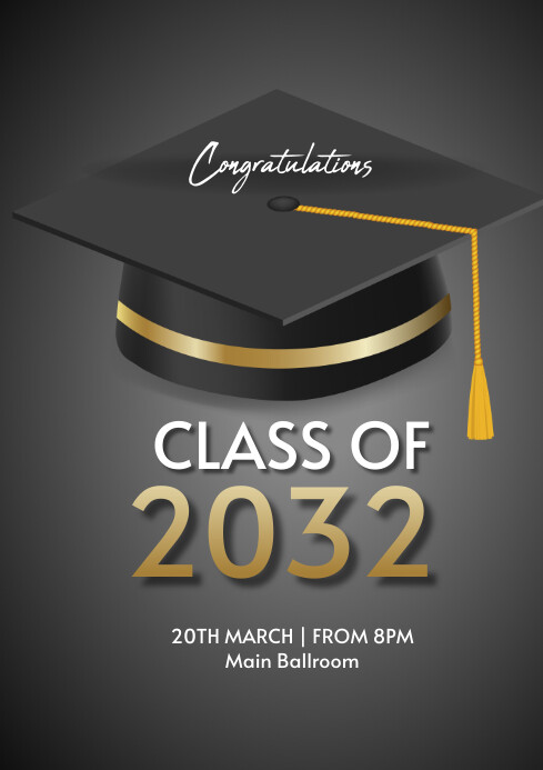 graduation a4 Template | PosterMyWall
