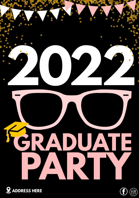 GRADUATION A4 TEMPLATE.E | PosterMyWall