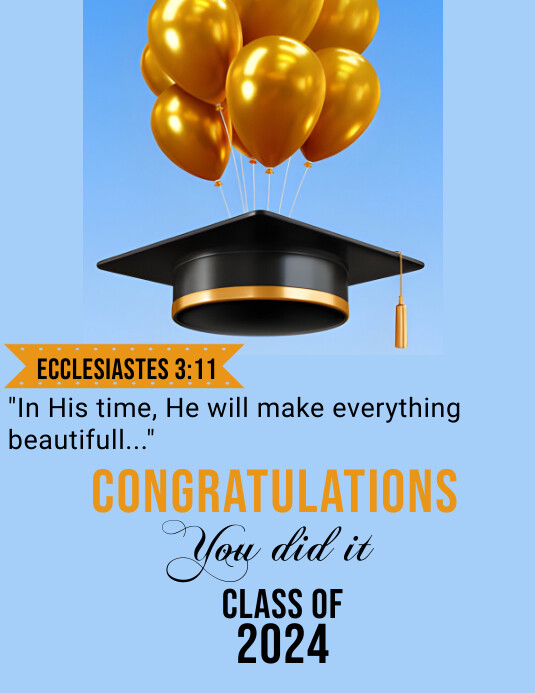 Graduation Ad Poster Design Template | PosterMyWall