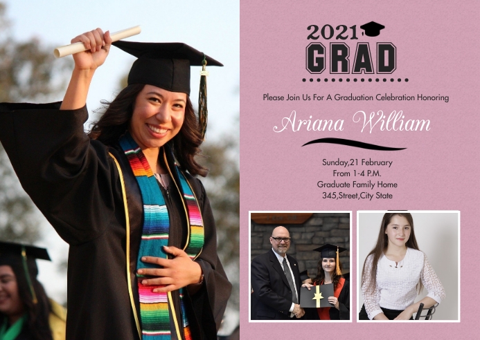 Copy of Graduation Announcement | PosterMyWall