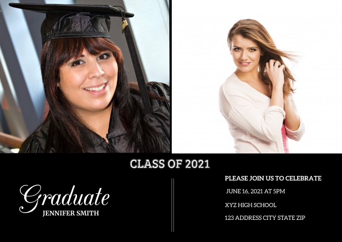 Graduation Announcement Invitation Template | PosterMyWall