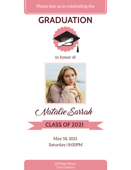 Graduation Announcement Template | PosterMyWall