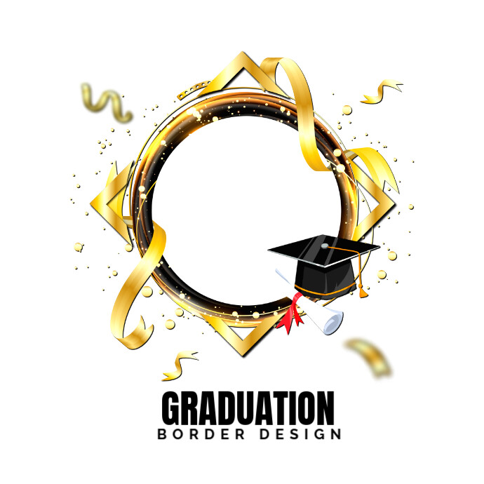 Graduation border logo Templat | PosterMyWall
