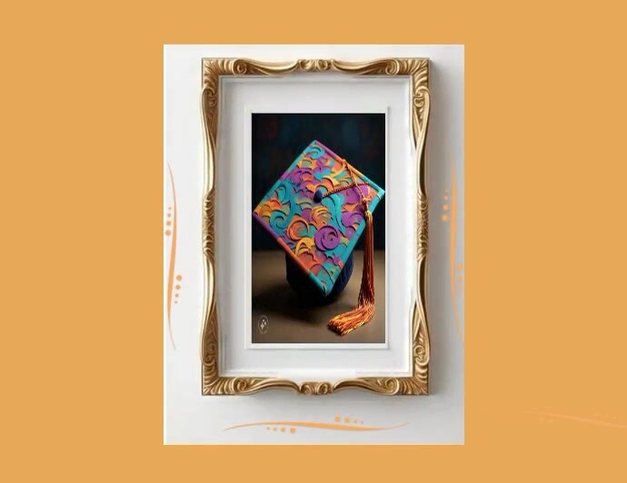 Graduation cap design Template | PosterMyWall