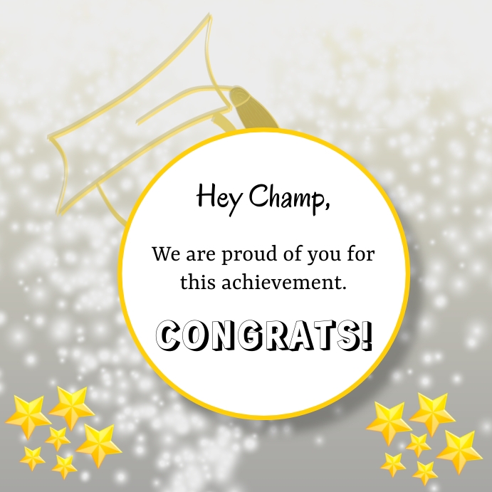 Graduation card Template | PosterMyWall