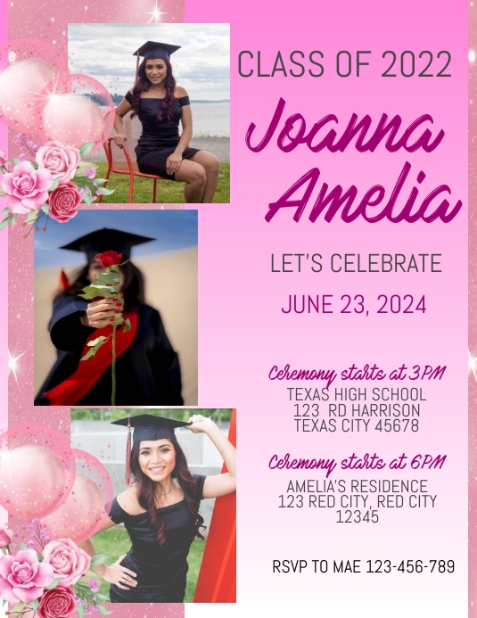 Graduation Celebration Flyer Template | PosterMyWall