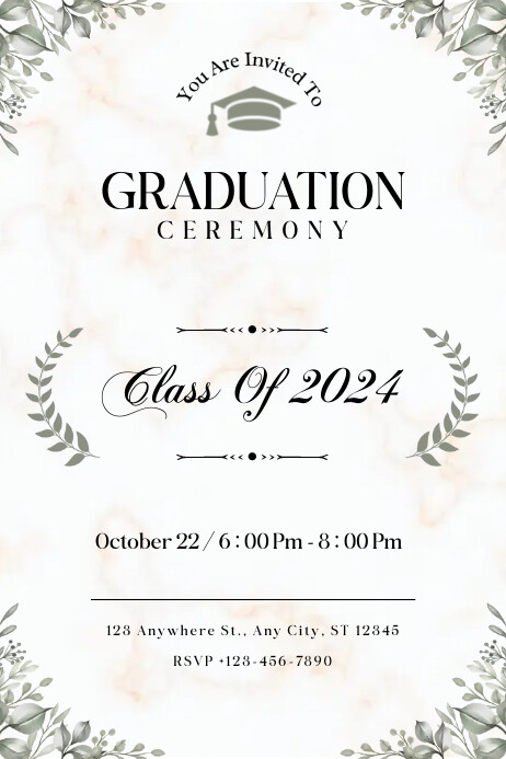 GRADUATION CEREMONY CONGRATULATION Template | PosterMyWall