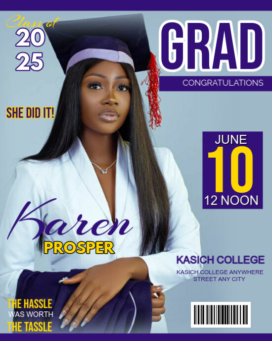 Graduation ceremony Template | PosterMyWall