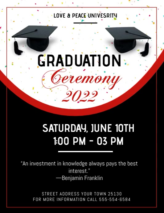 Copy of Graduation Ceremony | PosterMyWall
