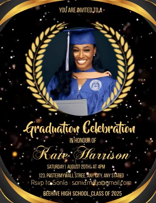 GRADUATION CEREMONY Template | PosterMyWall