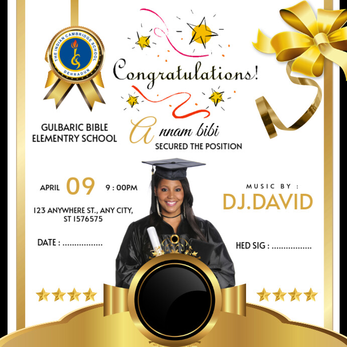 graduation ceremony Template | PosterMyWall