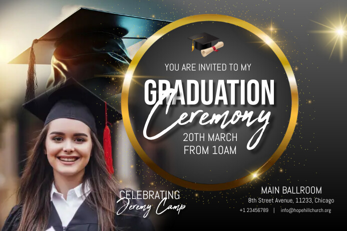 graduation ceremony Template | PosterMyWall
