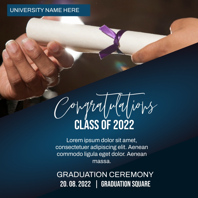 graduation ceremony Template | PosterMyWall