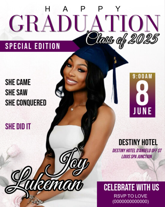 Modèle Graduation ceremony | PosterMyWall