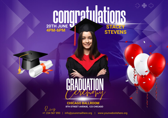 graduation ceremony Template | PosterMyWall