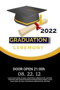 Graduation Ceremony Template | PosterMyWall
