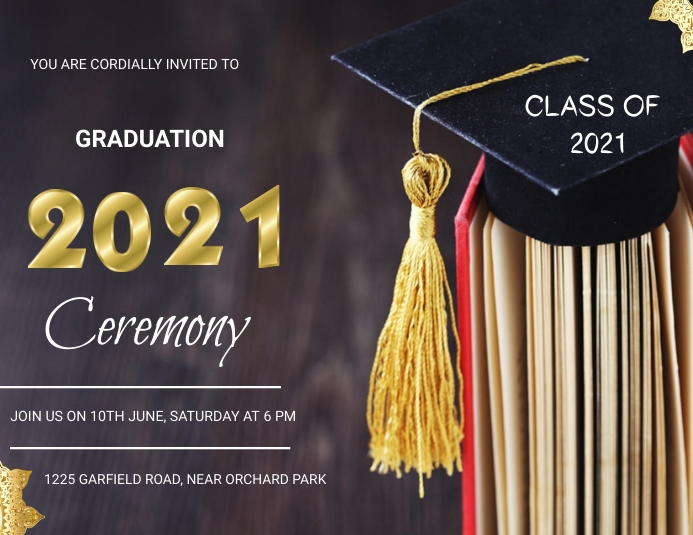 Graduation ceremony flyers Template | PosterMyWall