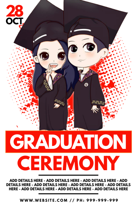 Copy of Graduation Ceremony Poster | PosterMyWall