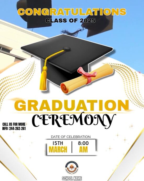 graduation ceremony poster Templat | PosterMyWall