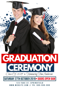 Graduation Ceremony Template | PosterMyWall