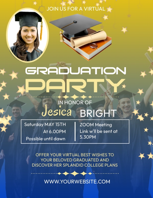 Modèle graduation ceremony poster template | PosterMyWall