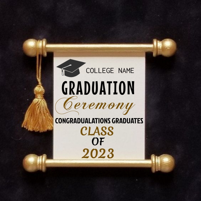 Graduation Ceremony / University Template | PosterMyWall