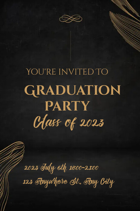 Graduation cermony Template | PosterMyWall