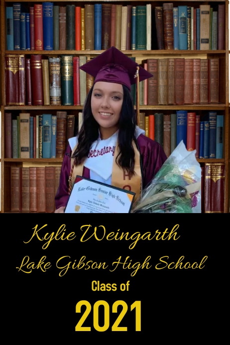 graduation class poster template | PosterMyWall