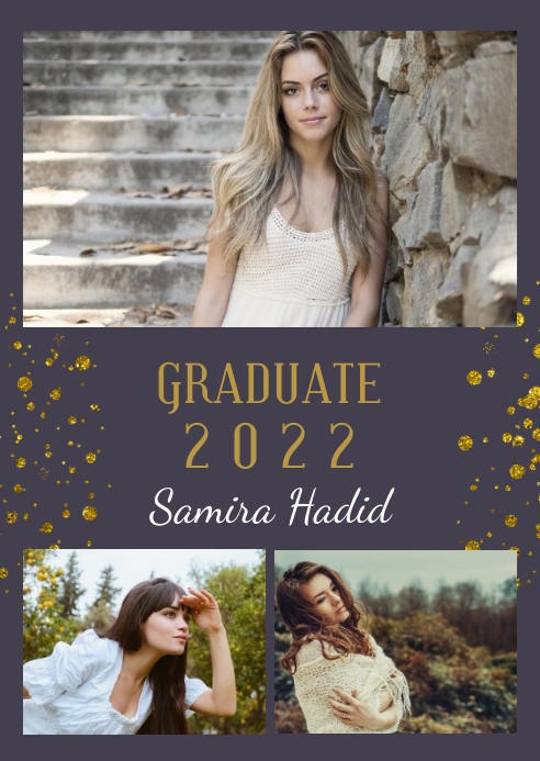 Graduation Classic Collage Invitations Template | PosterMyWall