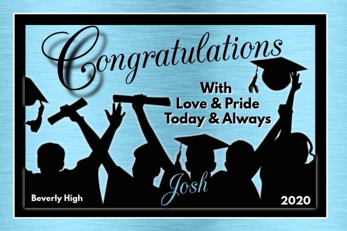 Graduation Congratulations Template | PosterMyWall