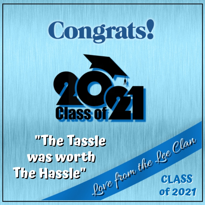 GRADUATION Congratulations Template | PosterMyWall