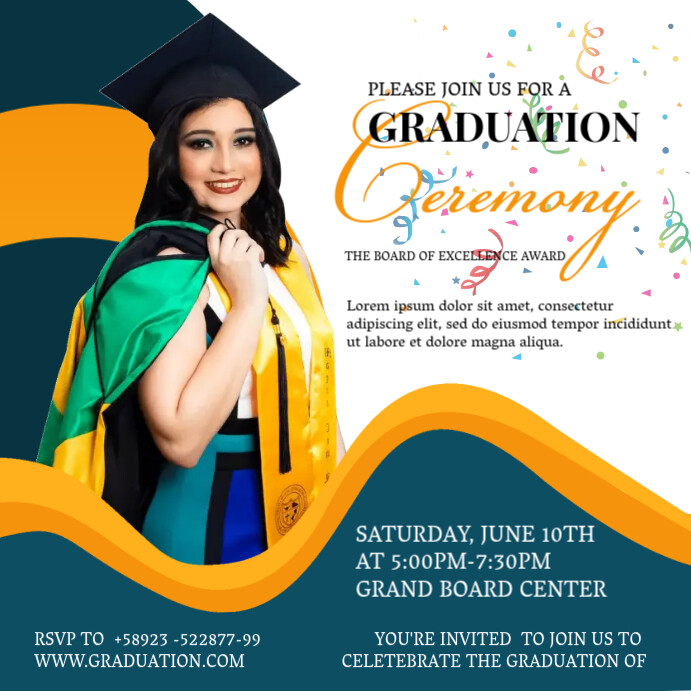 Graduation Post Template Graduation Post Template