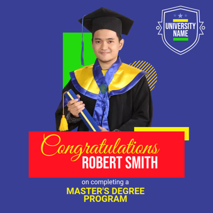 Graduation Congratulations Template | PosterMyWall