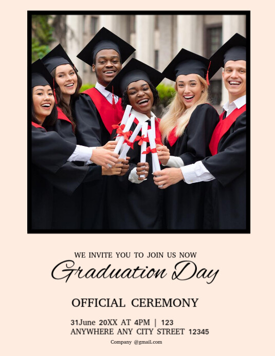 Copy of Graduation day celebrating | PosterMyWall