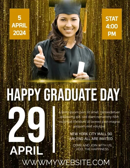 graduation day flyer Template | PosterMyWall