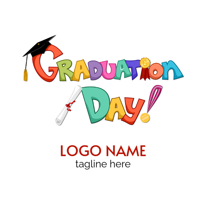 Copy of Graduation Day Text Logo | PosterMyWall