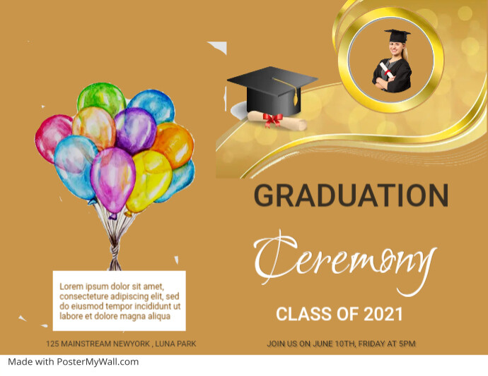 Copy of Graduation | PosterMyWall
