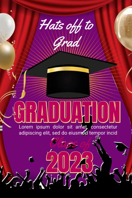 Graduation Template | PosterMyWall