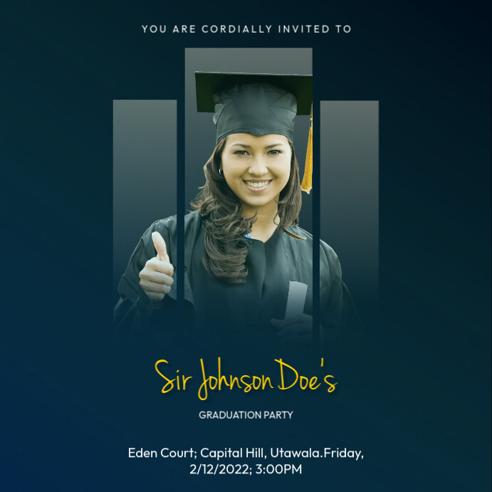 graduation Template | PosterMyWall