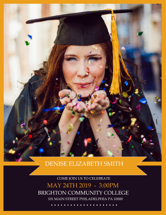 Graduation Templat | PosterMyWall