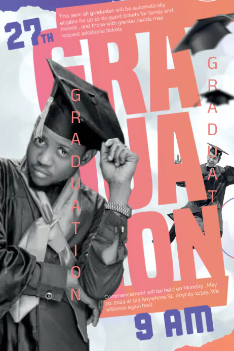 Graduation Template | PosterMyWall