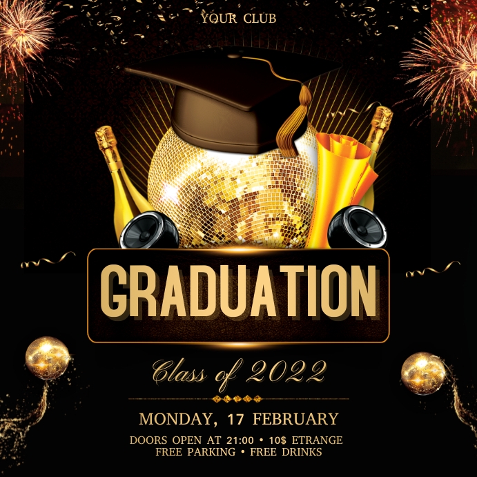 Graduation Template | PosterMyWall