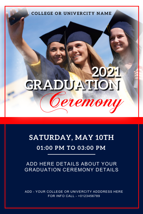 Copy of GRADUATION | PosterMyWall
