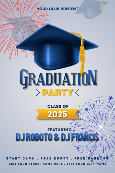 GRADUATION Template | PosterMyWall