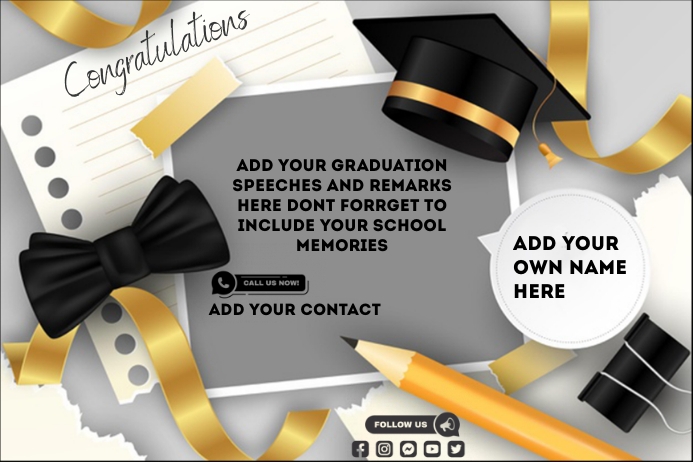 graduation Template | PosterMyWall
