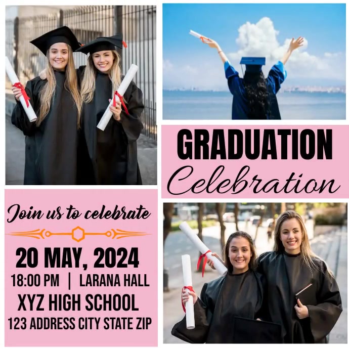 Modèle Graduation | PosterMyWall