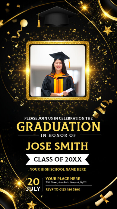 graduation Template | PosterMyWall
