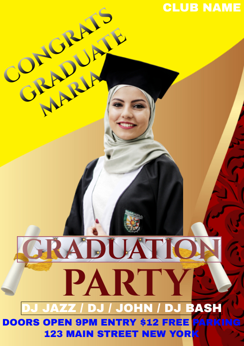 graduation Template | PosterMyWall